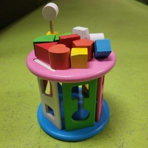 Toys | Wooden Shape Sorting Cylinder | Poshmark